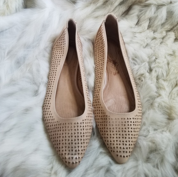 Corso Como | Shoes | Cc Corso Como Tan Laser Cut Flats 9 | Poshmark
